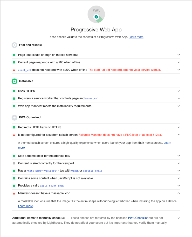 PWA 적용 후기 및 장단점
